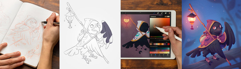 Online Course - Illustrating Fantastical Animals with Procreate (Julia ...