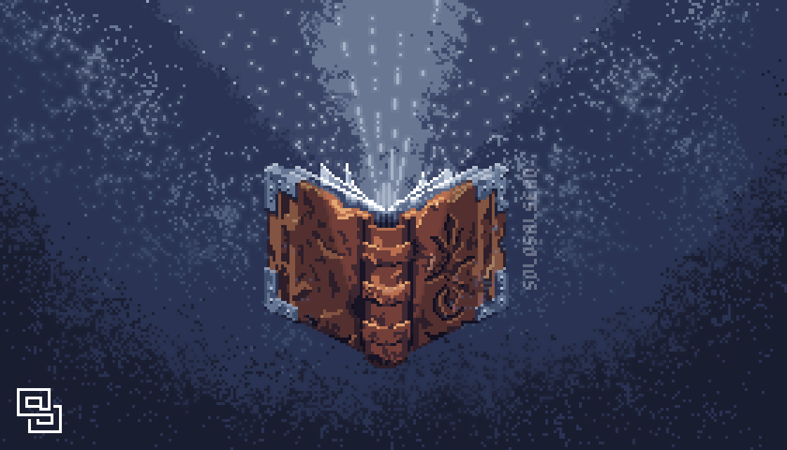 Spell Book - Pixel Art | Domestika